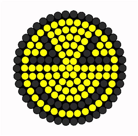 Squint Smiley Face Perler Bead Pattern Bead Sprites Misc Fuse Bead