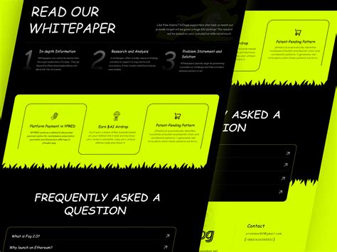 Crypto Token Landing Page On Behance