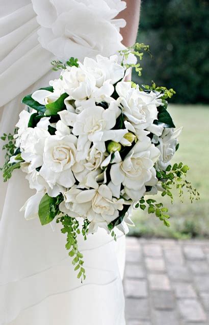 Gardenia Cascade Bouquet