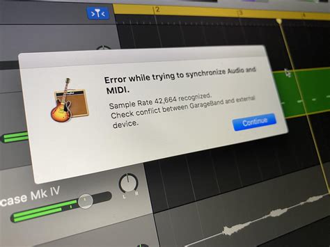 Can Anyone Help With This Sample Rate Issue Im Having R Garageband