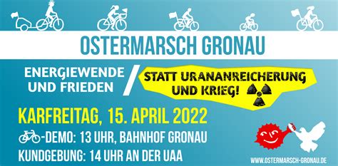 Ostermarsch Gronau Karfreitag 15 April 2022 Energiewende And Frieden