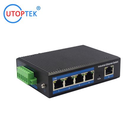 10 100m 5port Rj45 Utp Port Unmanaged Industrial Ethernet Switch For