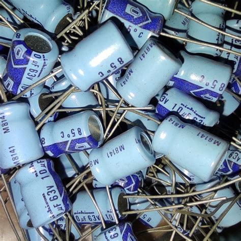 Elco 10uf 63v Nichicon Japan M8141 Original Vantel 10u Capacitor 10uf U