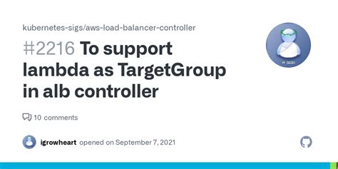 To Support Lambda As Targetgroup In Alb Controller Issue