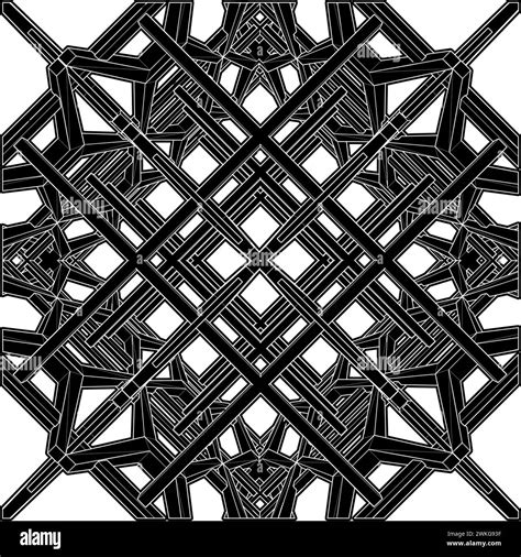 Abstract Construction Structure Vector A Vector Illustration Of Architectural Construction