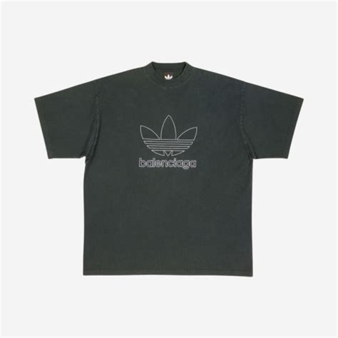 발렌시아가 X 아디다스 후드 라지 핏 블랙 Balenciaga Kream