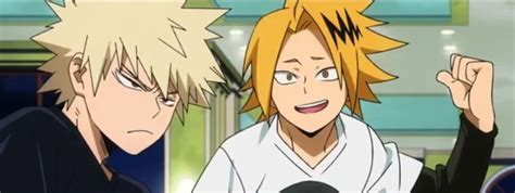 Anime Escape On Tumblr Katsuki Bakugo And Denki Kaminari Asking About Tampons Requested