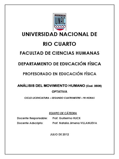 Análisis Del Movimiento Humano Descargar Gratis Pdf Masa Cinemática