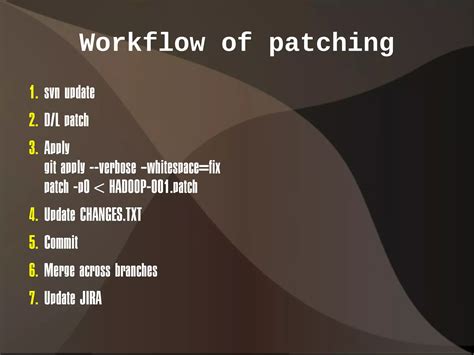 2014 01 02 Patching Workflow Odp Computing Technology And Computing
