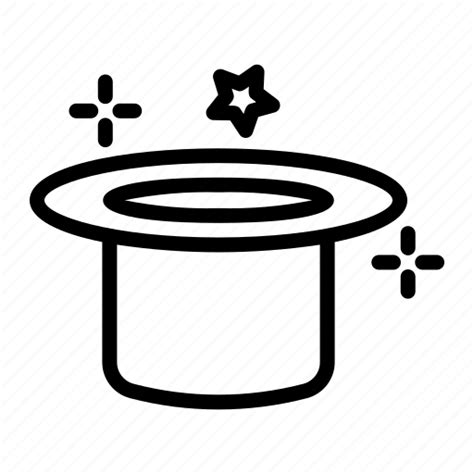 Hat Magic Magician Wand Trick Icon Download On Iconfinder