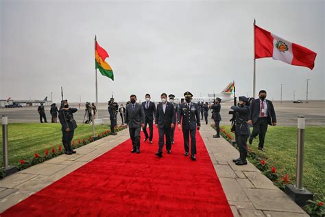 Abi Arribo A Perú Del Presidente Luis Arce Catacora Para Su