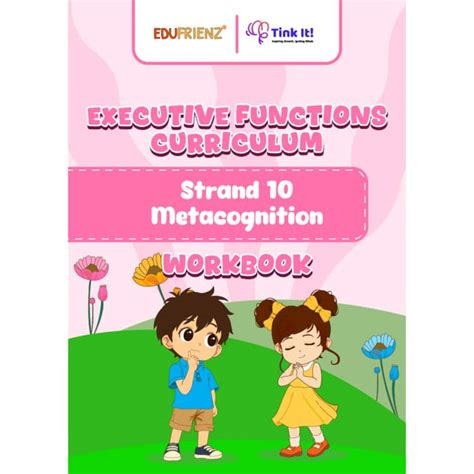 Sel Metacognition Workbook Executive Function Strategy And Activities