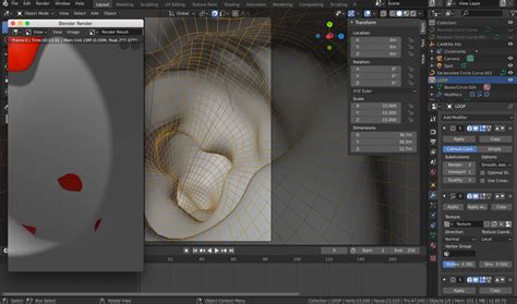 Can T Render With Displacement Modifier On Is It Destroying The Mesh