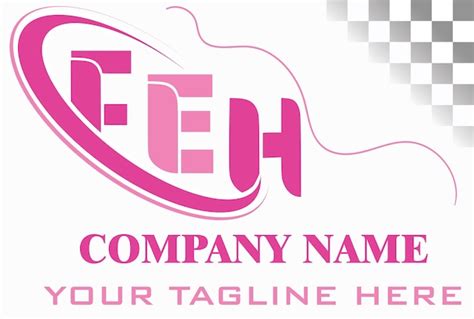 Premium Vector Feh Letter Logo Design