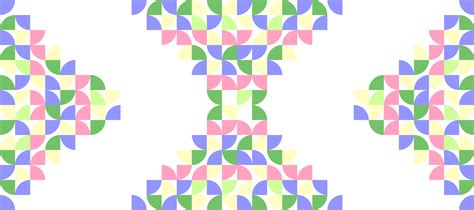Triangle Pastel Green Mosaic Rounded Pattern Design Triangle Background