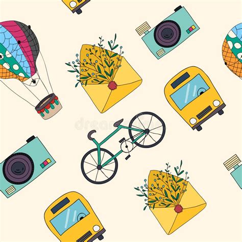 Teste Padrão Sem Emenda Do Curso Do Vetor Ilustração Do Vetor