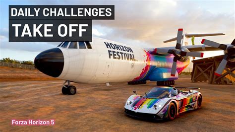 Forza Horizon 5 Daily Challenges Take Off Take A Picture Of The Plane