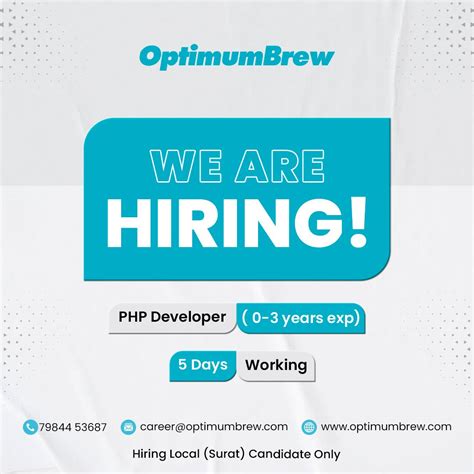 Krunal Joshi On Linkedin Optimumbrewtechnology Joinourteam Hiringnow Jobopportunities Itjobs