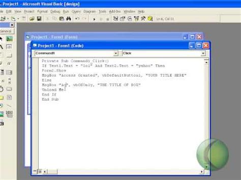 Visual Basic Password Tutorial YouTube