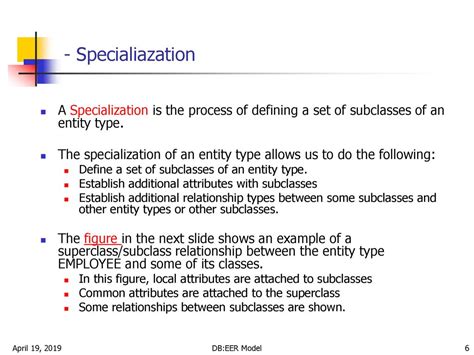 Enhanced Entity Relationship Eer Model Ppt Download