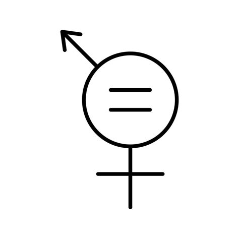 Gender Equality Vector Icon 13005349 Vector Art At Vecteezy