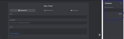 Zammad Templates Technical Assistance Zammad Community