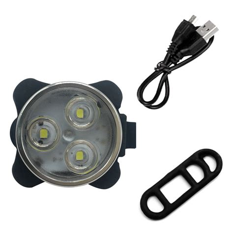 Outdoor Bicycle Front Light Led Silicone New Riding Usb Charging