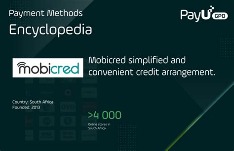Mobicred Requirements