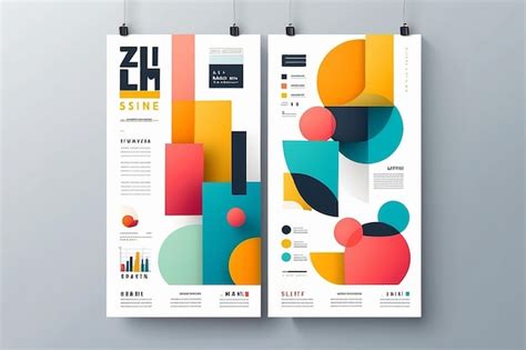 Premium Photo Swiss Poster Design Template Layout With Clean Typography And Minimal Vector