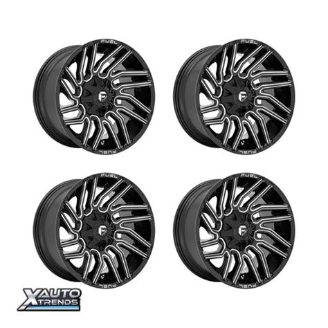 Fuel Off Road D773 Typhoon Gloss Black Milled 20x10 6x135 6x139 7 18mm Set Of 4 Ebay