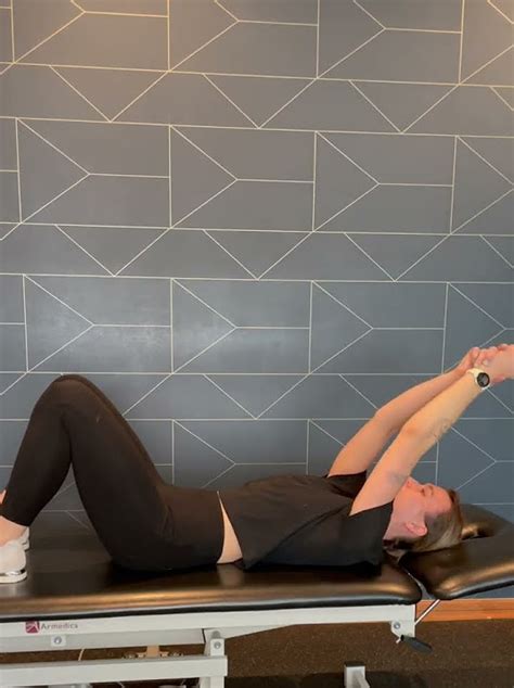 Supine Passive Shoulder Flexion Range Of Motion Youtube