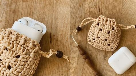 Мастер-класс: создаем чехол для наушников из рафии