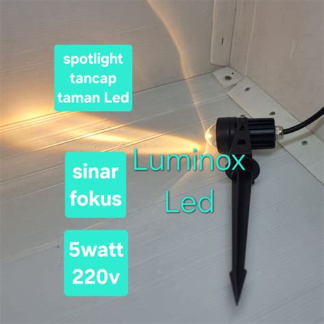 Jual Spotlight Tancap Taman Led 5watt 5w Sorot Garden Lamp 5 Watt 5 W