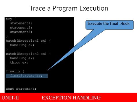topic exception handling ppt download