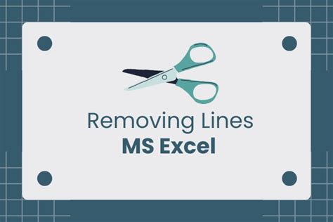 how to remove lines in ms excel quickexcel