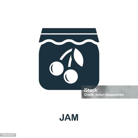 Symbole Dicône De Vecteur De Confiture Signe Créateur De La Collection