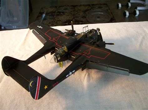 P 61 Black Widow Plastic Model Airplane Kit 148 Scale 857546