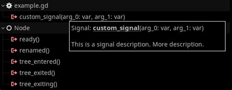 Yet Another Update For Gdscript Plus Signal Descriptions Rgodot