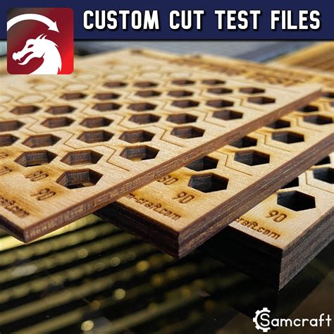 Lightburn Test File Package Lightburn Cut Test Laser Cutting Etsy Canada