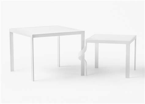 Nendos Tangle Side Tables Twine Together As If Holding Hands