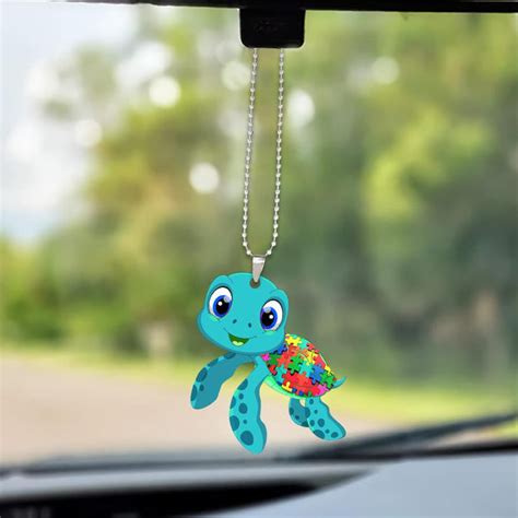 Autism Turtle Ornament Lavenzee