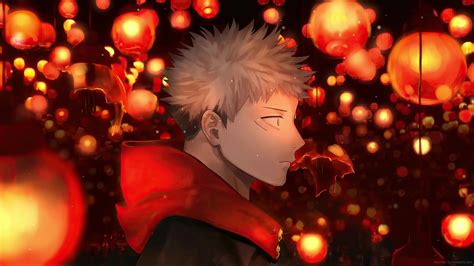 Yuuji Itadori Lanterns Jujutsu Kaisen Live Wallpaper Moewalls