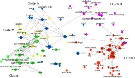 Network Analysis Of Research Clusters Based On Text Corpus Cluster I