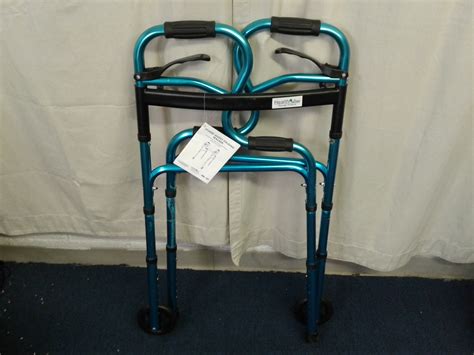 Lot Detail Aluminum Stand Assist Folding Walker