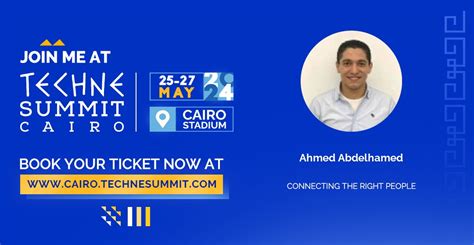 ahmed abdelhamed on linkedin techne summit
