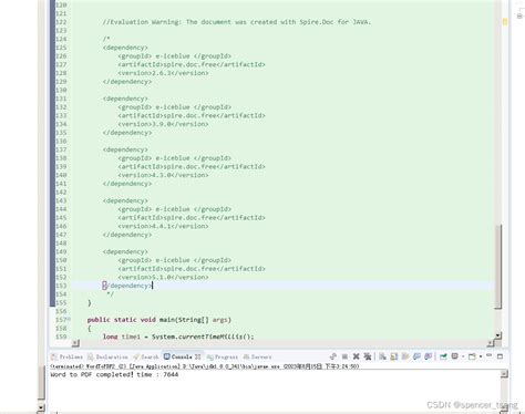 evaluation warning the document was created with spire doc for java