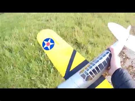 1er Vol Brewster Buffalo Durafly YouTube