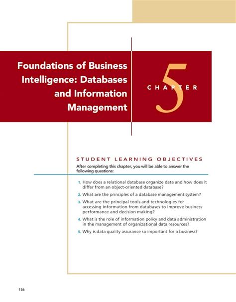 Pdf Foundations Of Business Intelligence Databases And The Eyeeu