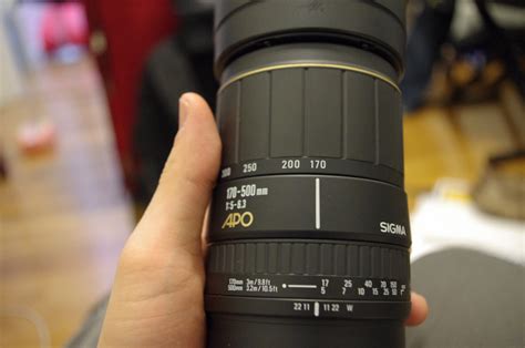 Sigma 170 500mm Apo 5 6 3 For K Mount Us