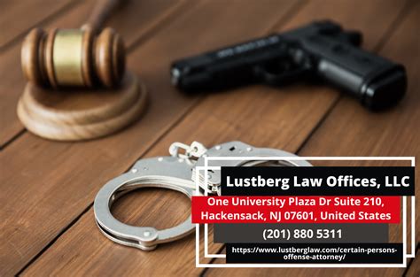 Criminal Defense Lawyer Adam M Lustberg Releases Informative Article On Certain Persons Offense